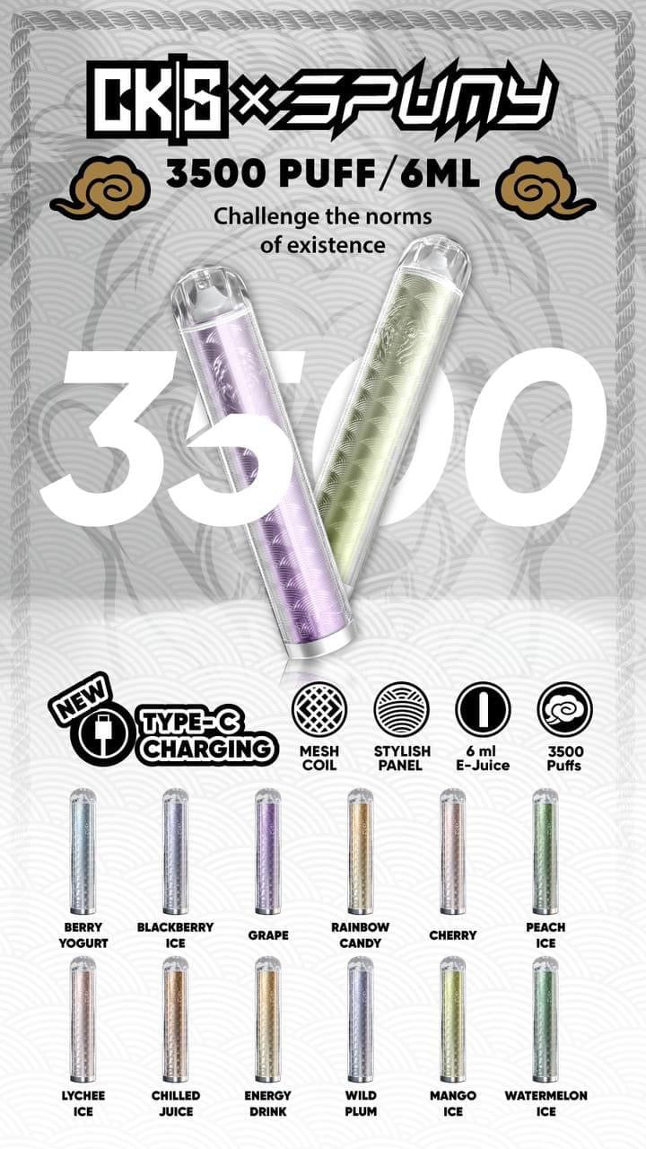 SPUMY x CKS 一次性 3500口 – BEAST_VAPE
